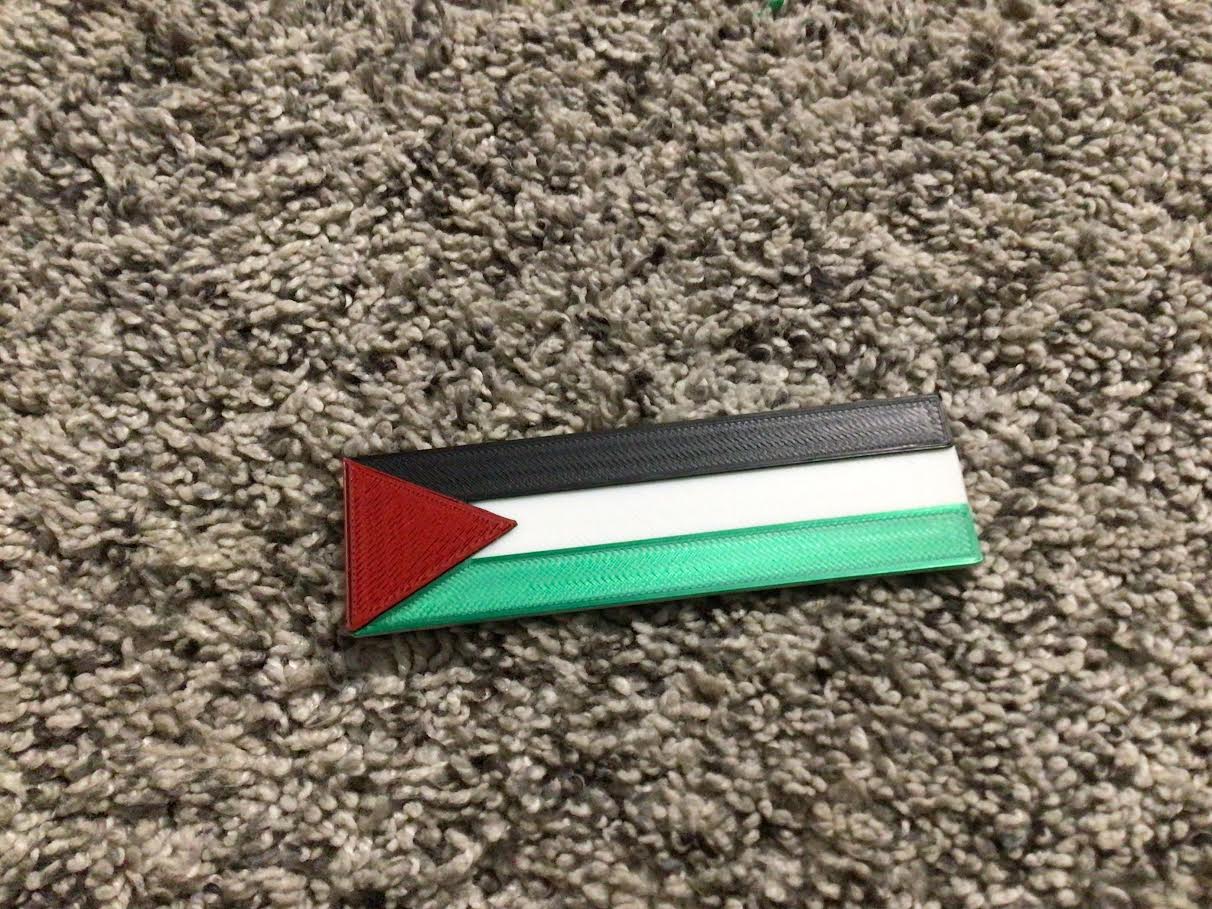 Palestine Flag Bookmark by PALIprints3D | Download free STL model ...