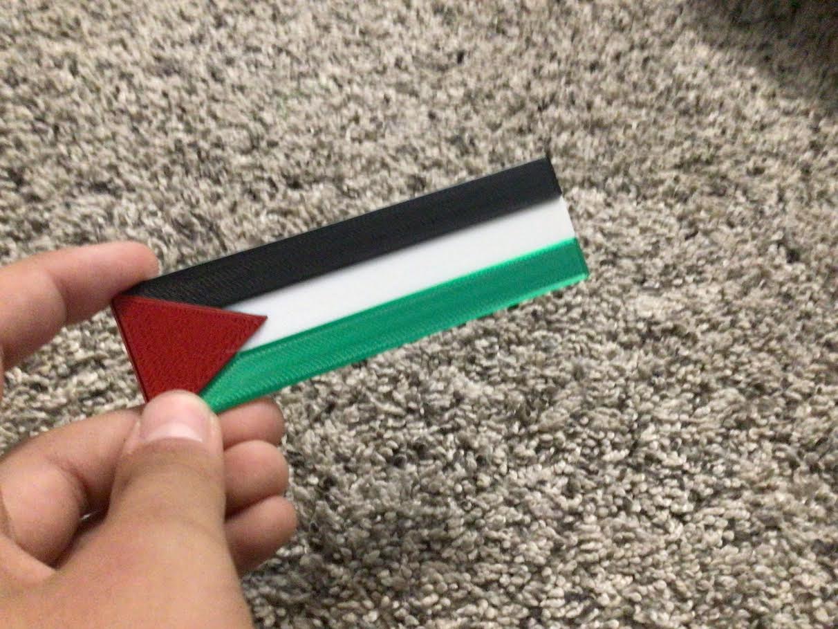 Palestine Flag Bookmark by PALIprints3D | Download free STL model ...