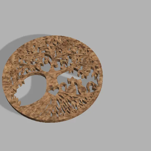 tree of Life keychain arbol de la vida llavero by Viajante3d | Download ...