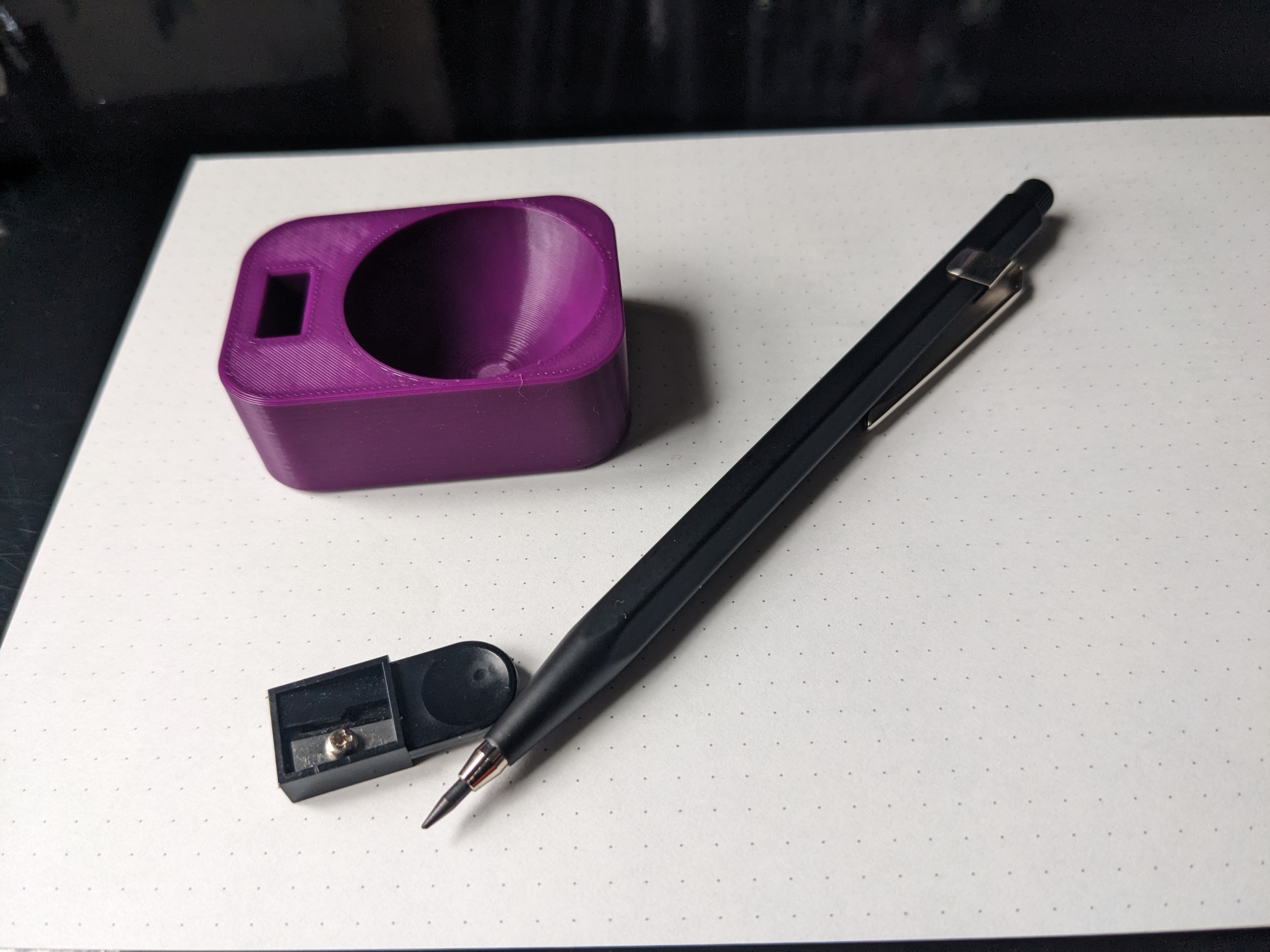 2mm Pencil Lead Pointer Holder by rocketboy | Download free STL model ...
