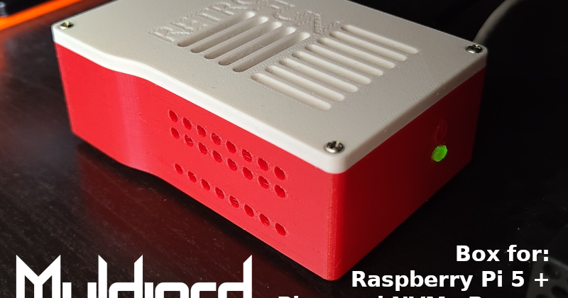 Raspberry Pi 5 Nvme Case With Pimoroni Nvme Base Board By Muldjord Download Free Stl Model 
