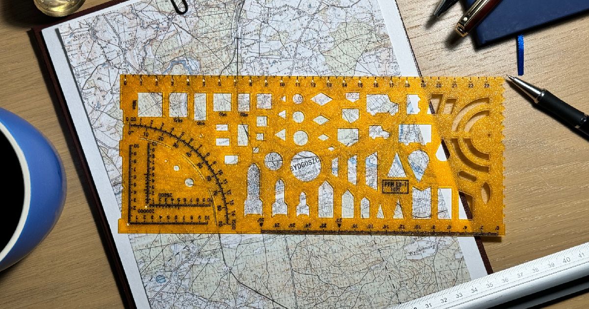 "Commander's Ruler" LD-1 Military Template by jestempablo | Download ...