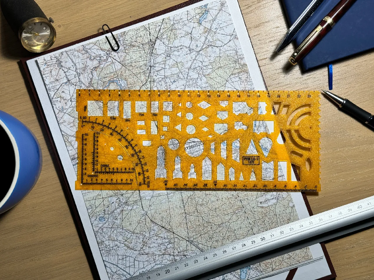 "Commander's Ruler" LD-1 Military Template by jestempablo | Download ...