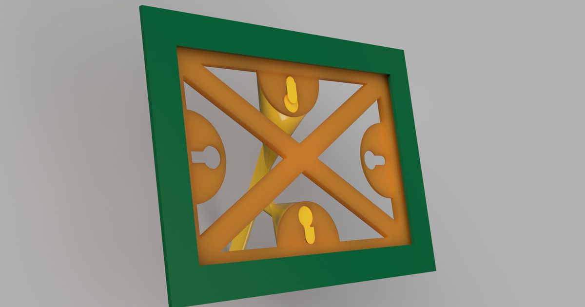 Quick Change Picture Frame (QCPF) 10x15 by YvesVO | Download free STL ...