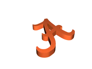 Alabama Logo by JeffTheBob | Download free STL model | Printables.com