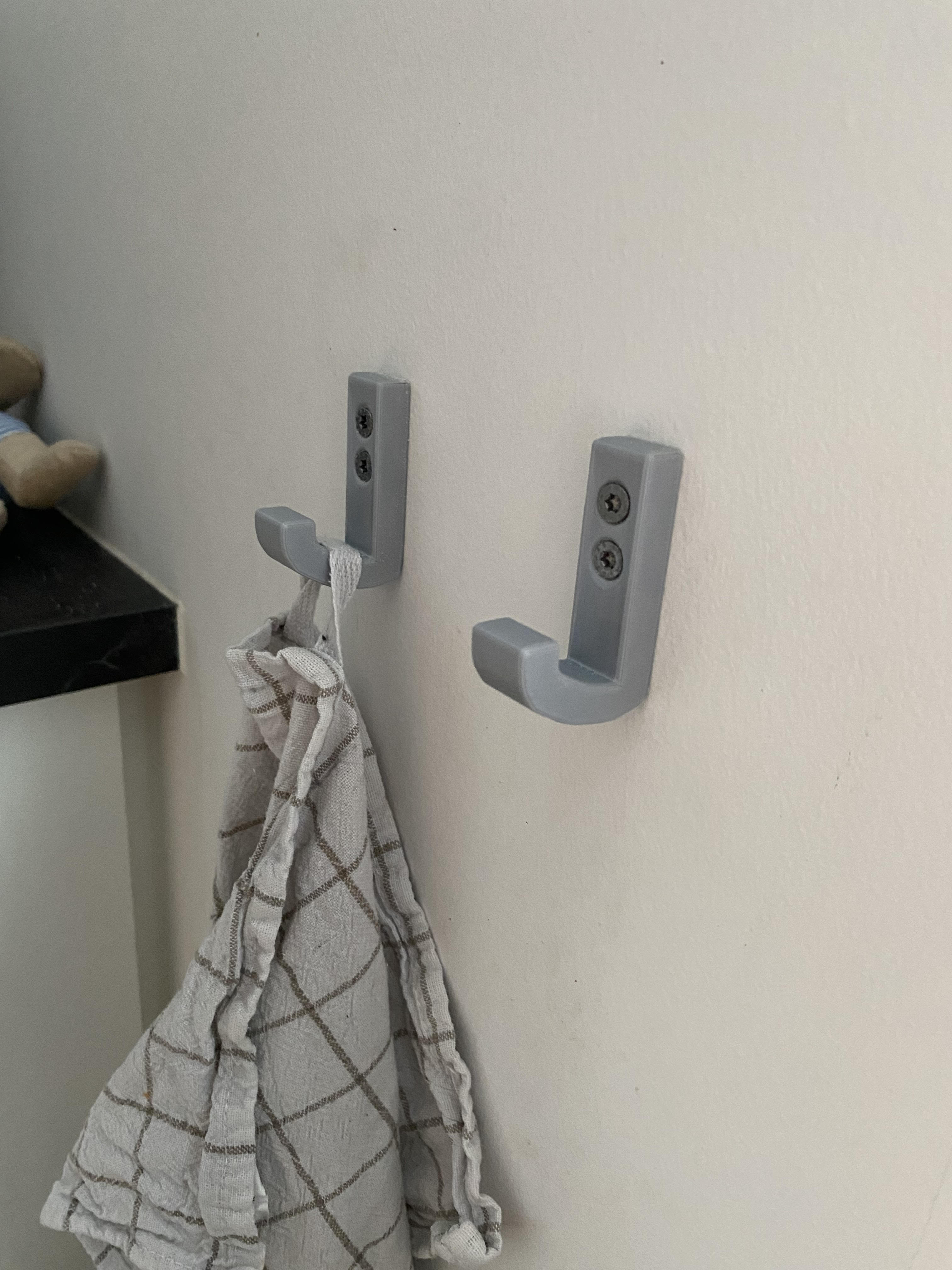 Simple Wall Hook by Kim Krausfeldt | Download free STL model | Printables.com