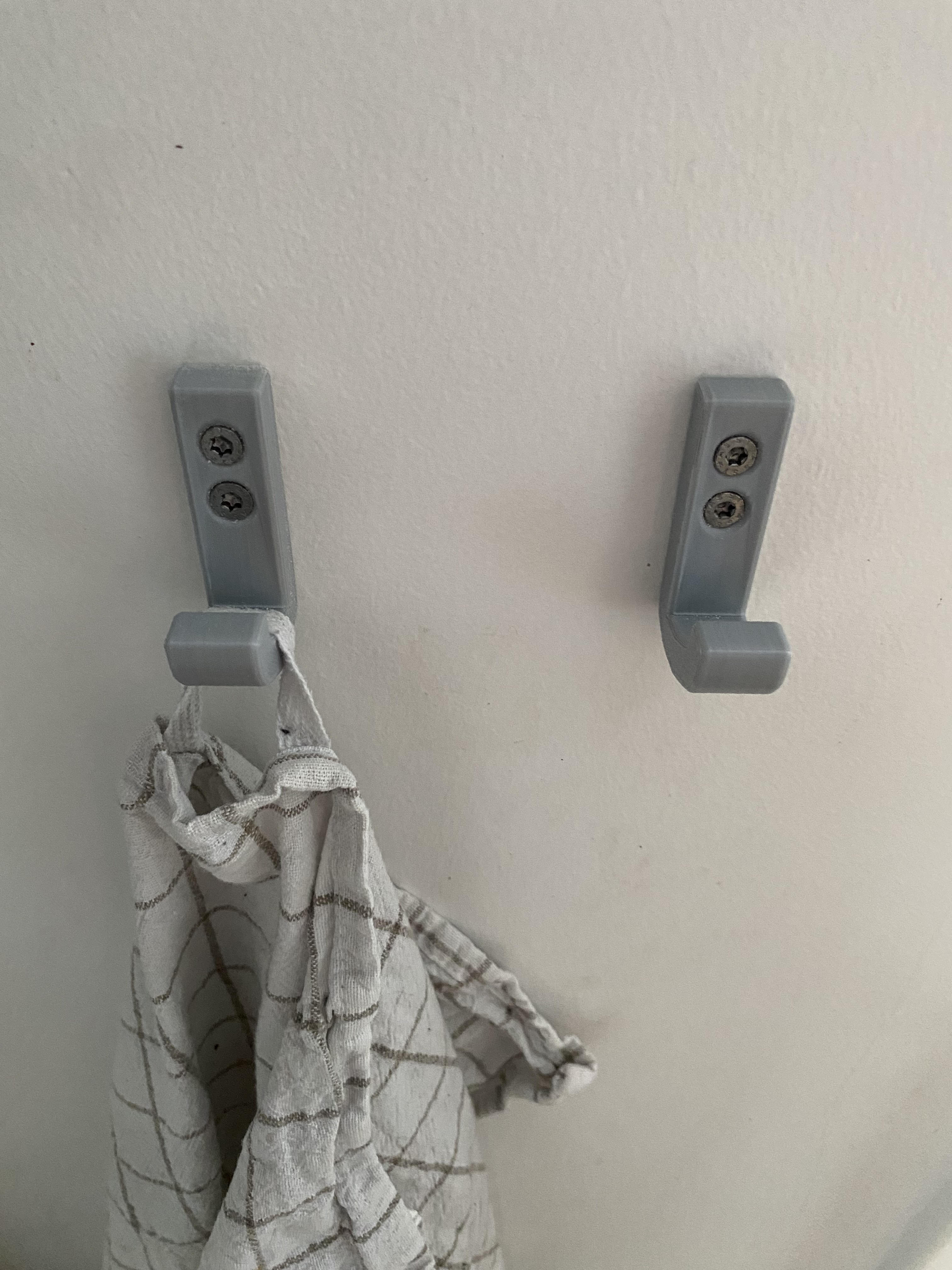 Simple Wall Hook by Kim Krausfeldt | Download free STL model | Printables.com