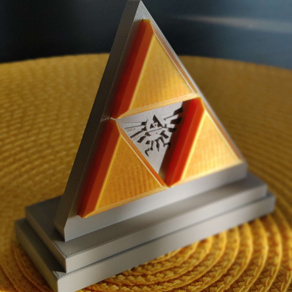 Legend of Zelda Triforce Standee by Pasta Powered Pat | Download free ...