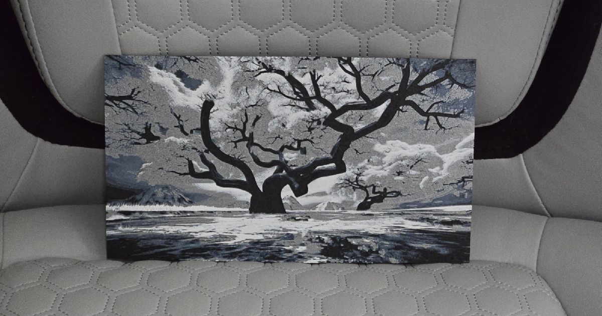 White trees hueforge by DMurr5050 | Download free STL model ...