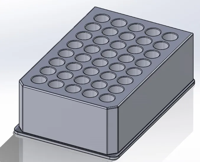 Shaker tray for Eppendorf tubes by Araneus0390 | Download free STL ...