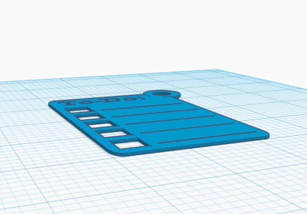 To-Do List Template (keychain) by JohnnyDoe | Download free STL model ...