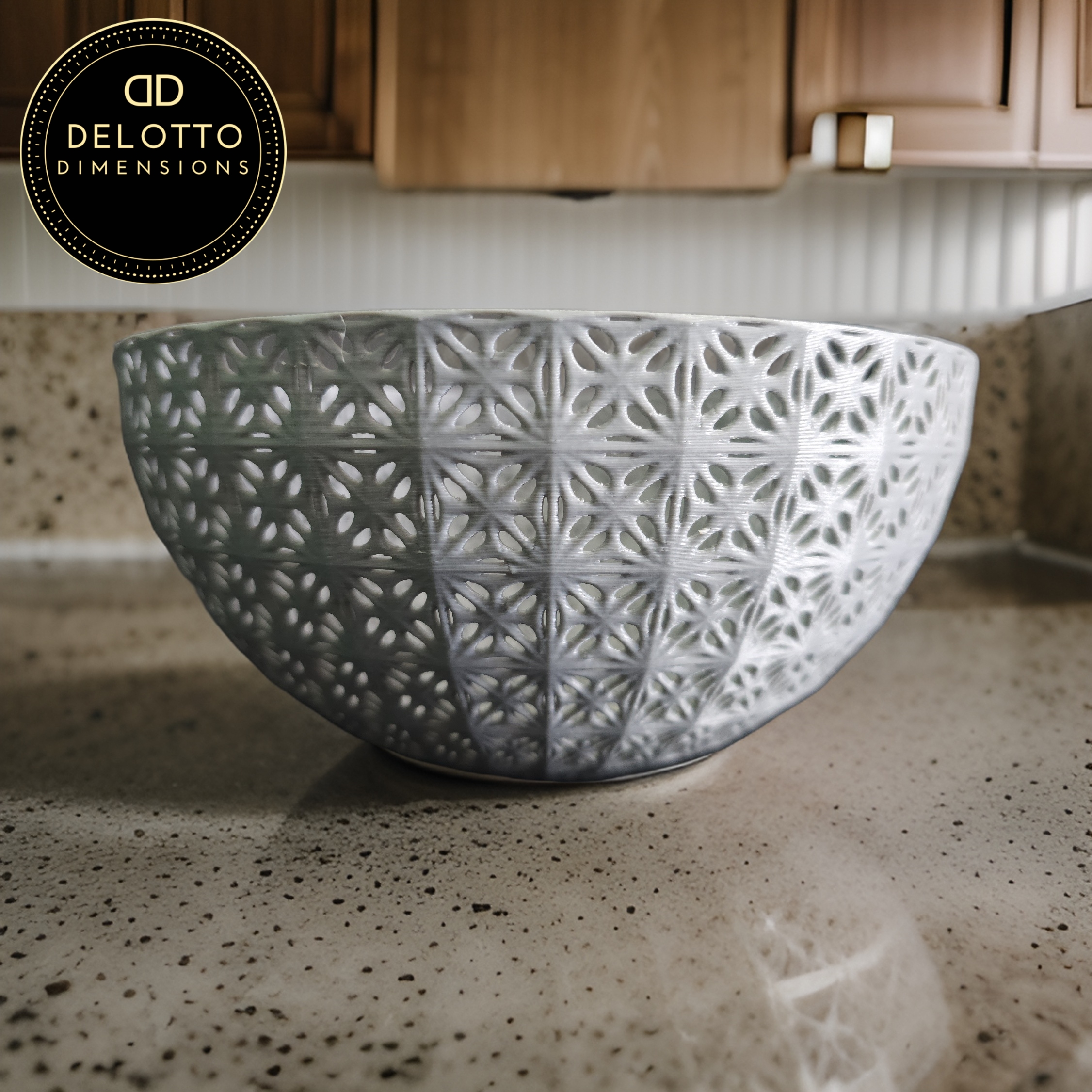 Geometric Pattern Bowl by PlastiMeld - MakerWorld