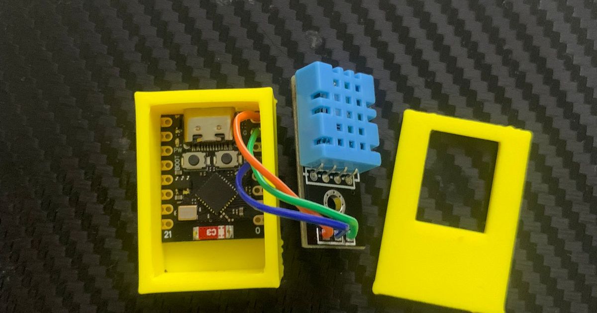Esp32 C3 with DHT11 sensor od autora Luca2757 | Stáhněte si zdarma STL ...