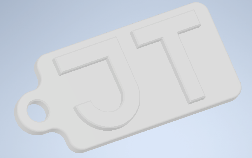 JT Keychain by Timo Menne | Download free STL model | Printables.com