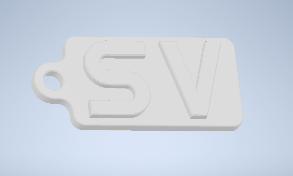 SV Keychain by Timo Menne | Download free STL model | Printables.com