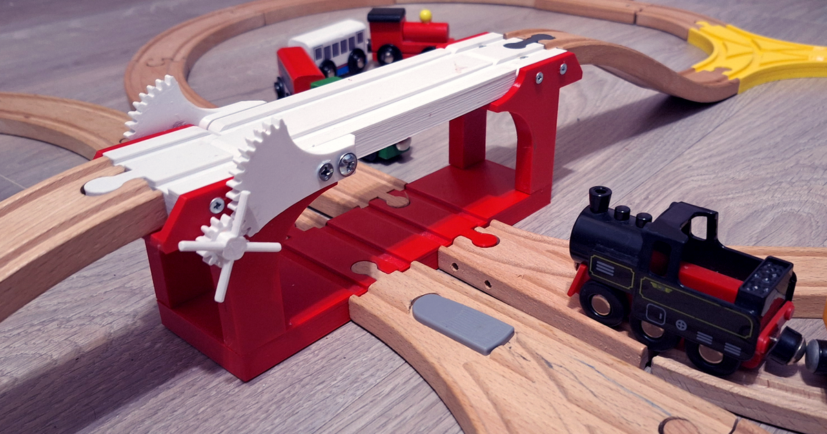 Train drawbridge (Brio compatible) by Tiberiu Chibici | Download free ...