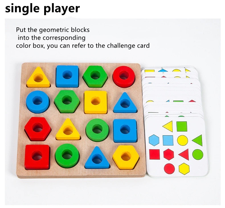Montessori Shape Matching Game / Hra přiřazování tvarů (3+) por ...