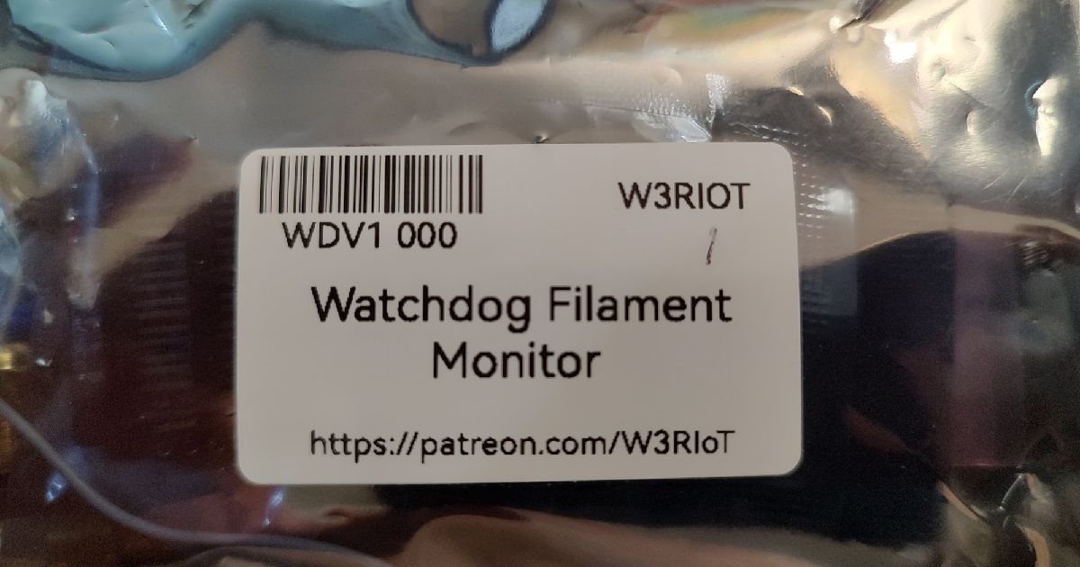 Watchdog Filament Monitor Top - No Supports Needed by BuzzKillBillZ ...