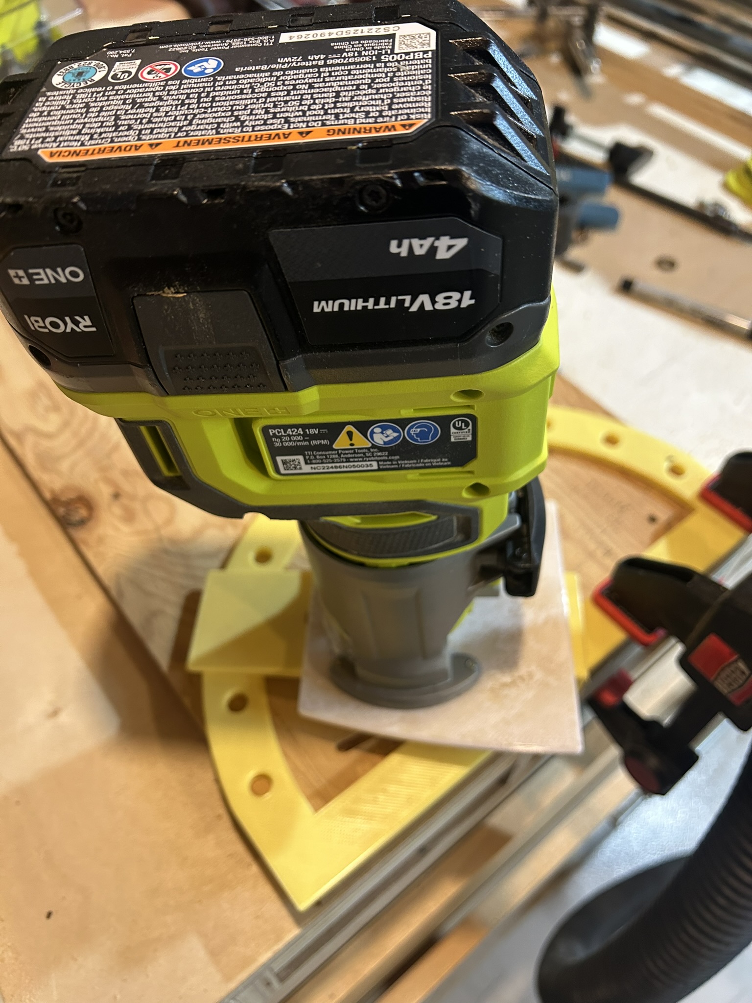 Router Fan Carving Jig by middleagedspread | Download free STL model ...