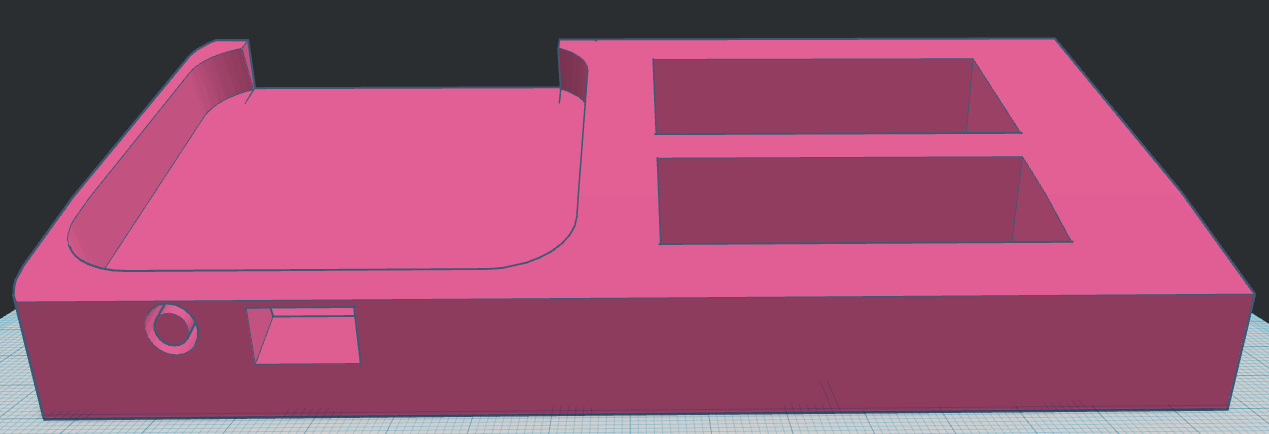 Square card reader stand with business card holders by Nodwik Mckay ...