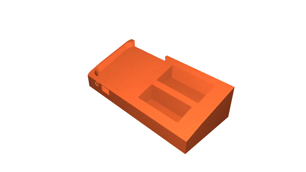 Square card reader stand with business card holders by Nodwik Mckay ...