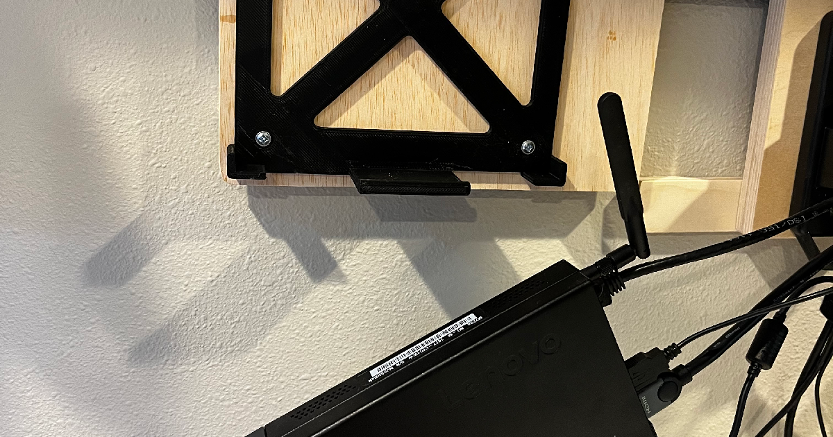 ThinkCenter 720q Mini PC Wall Mount by Retired Badger | Download free ...