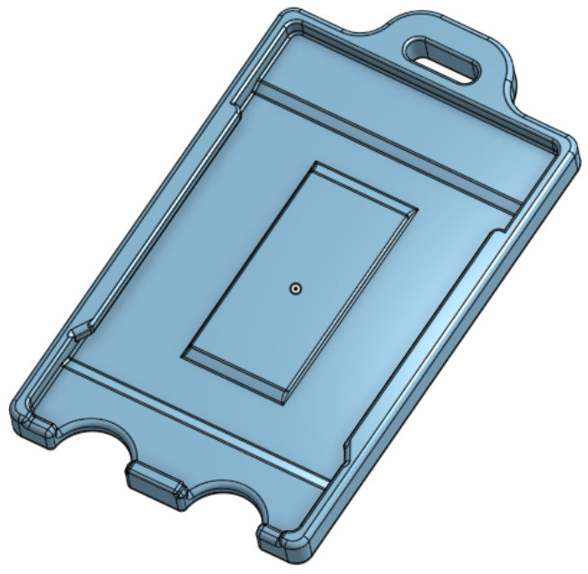 ID badge Holder por Aaron Wood | Descargar modelo STL gratuito ...