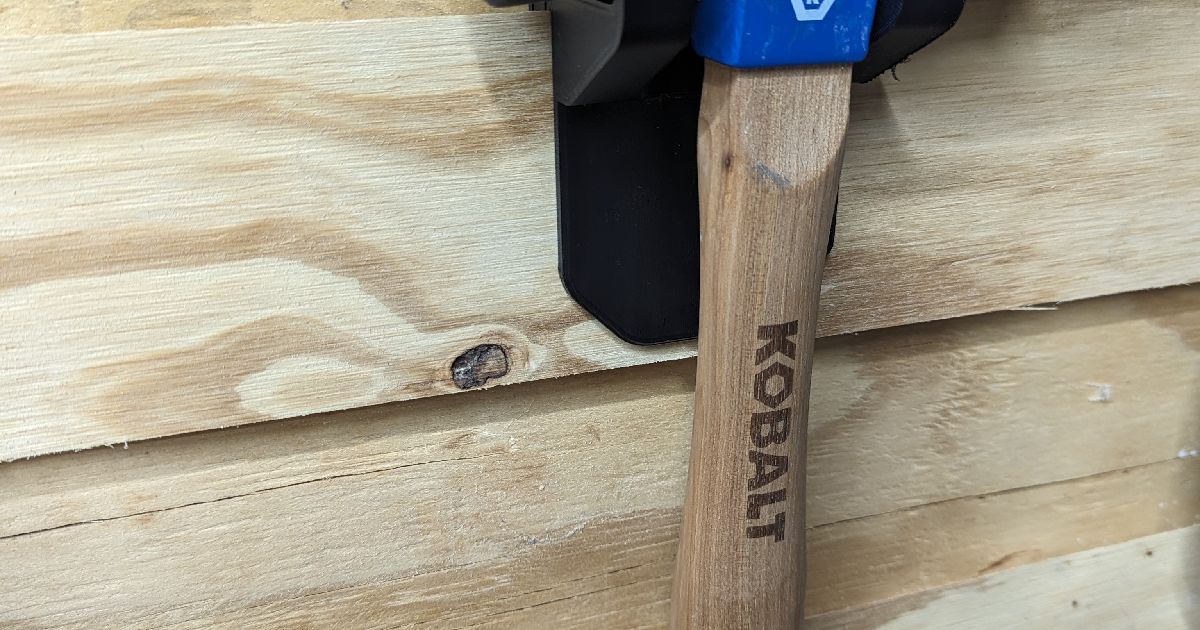 Mid Sized French Cleat Hammer Mount by AJB | Download free STL model ...