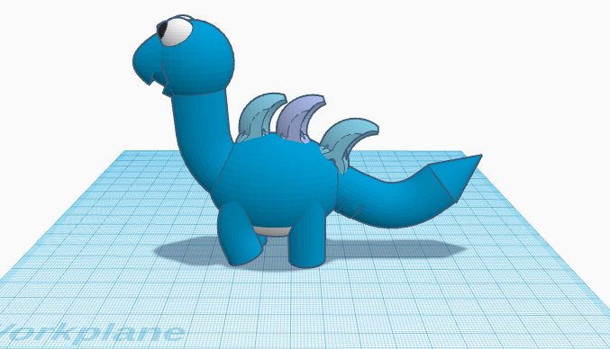 Brontosaurus with spikes by Random mtb guy | Download free STL model ...
