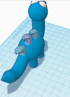 Brontosaurus with spikes by Random mtb guy | Download free STL model ...