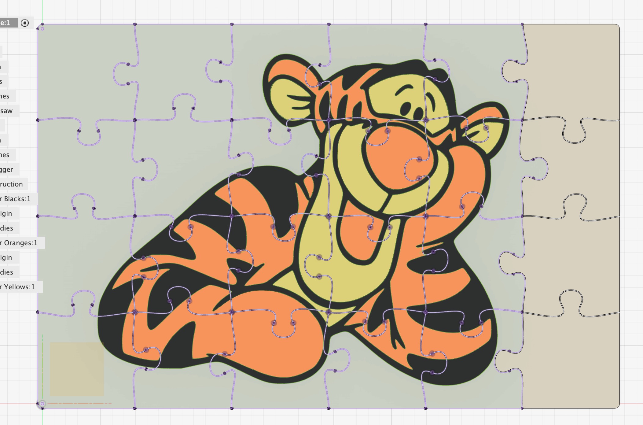 Tigger Puzzle by neverkn0wsb357 | Download free STL model | Printables.com