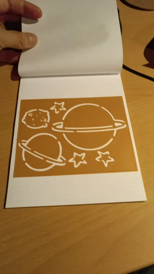 Moon Stencil, Space Template by patrick33x | Download free STL model ...