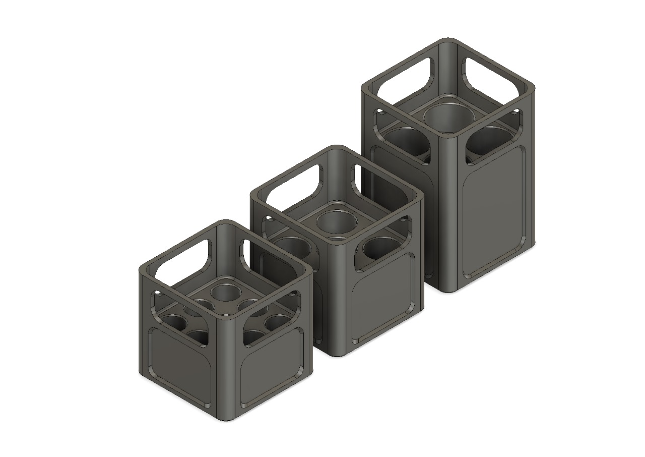 Battery Crates (AA, AAA & 18650) by The 3D Addi Tech | Download free ...