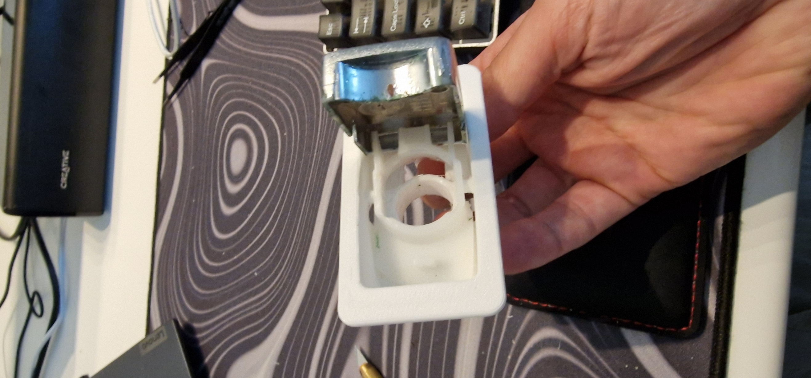 IDO Push button frame by Keews | Download free STL model | Printables.com