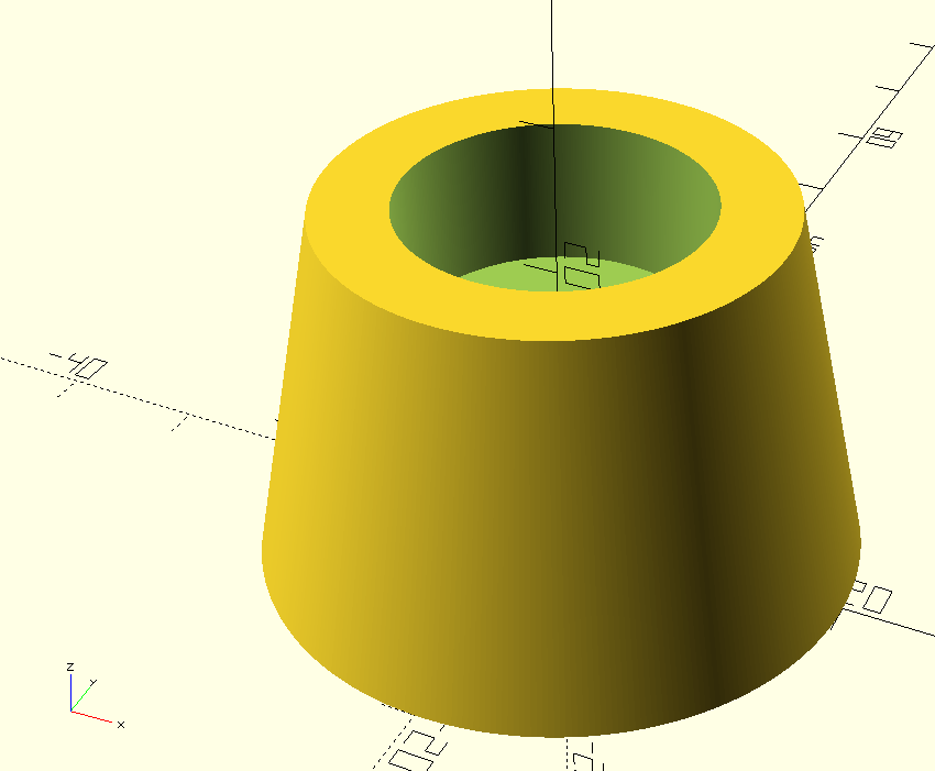 dowel or rod foot - parametric by Ruben Woodcraft | Download free STL ...