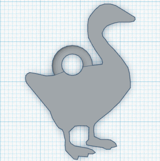 Untitled Goose Game Keychain by hamburger | Download free STL model ...
