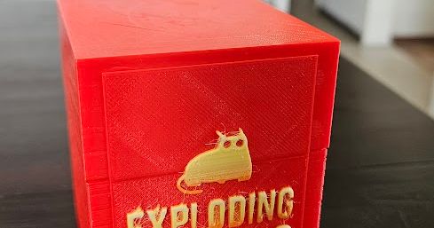 Exploding Kittens Box Front Plate (Hueforge) by hdrodel | Download free ...