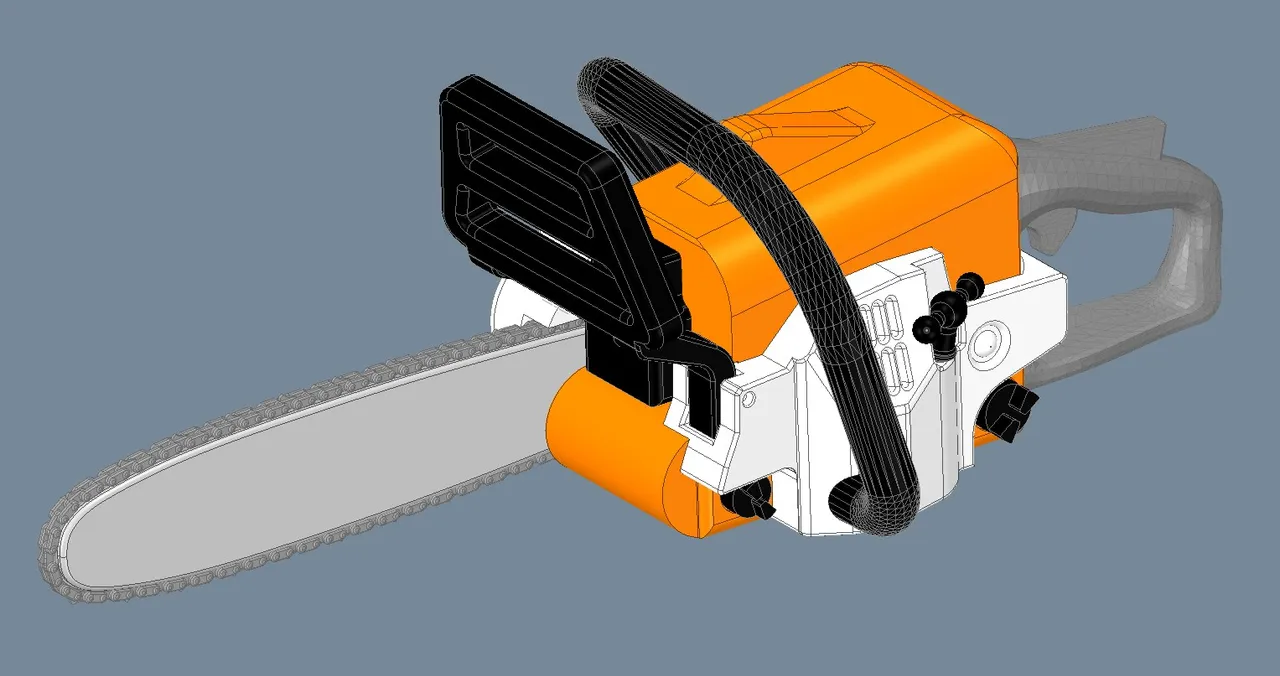 Chainsaw 1/10 v2 by Zax | Download free STL model | Printables.com
