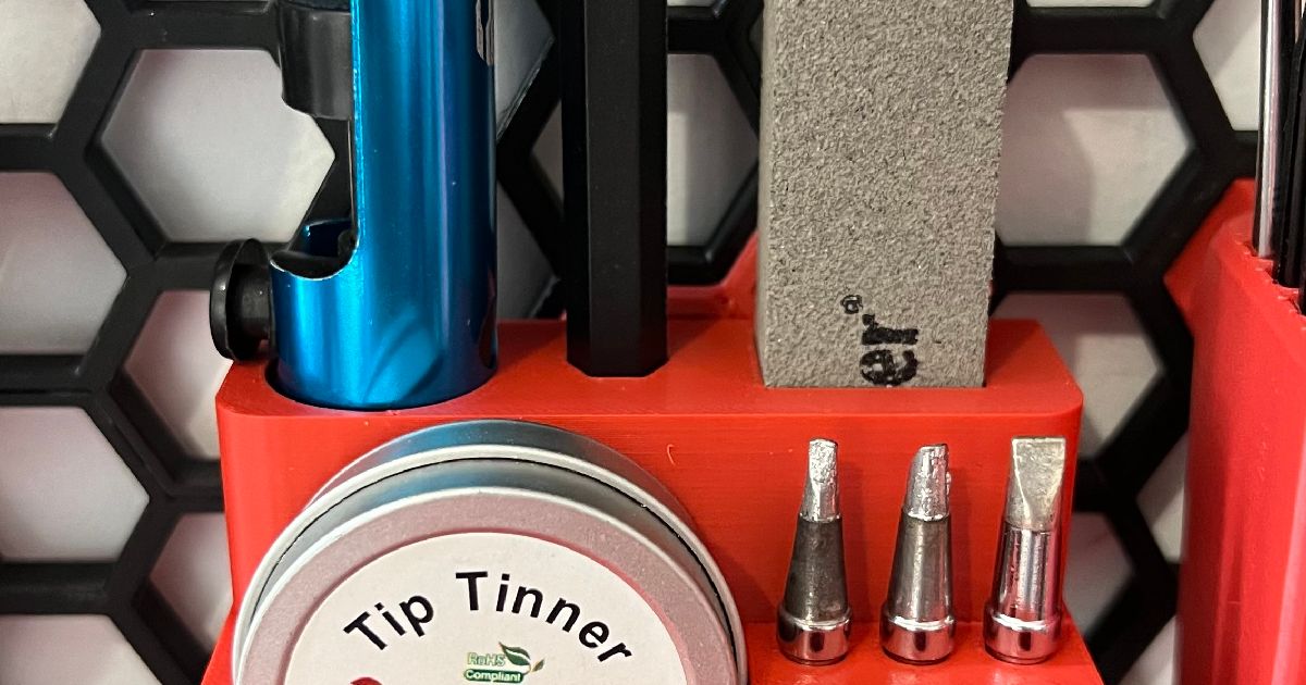 HSW Weller Solder Rack by bodgerator | Download free STL model ...