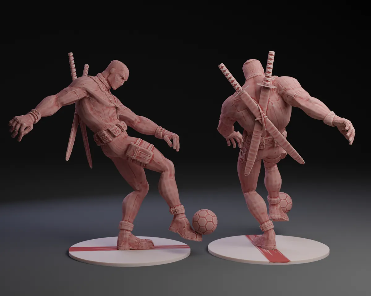 Deadpool : Wrexham FC by Peter Farell | Download free STL model ...