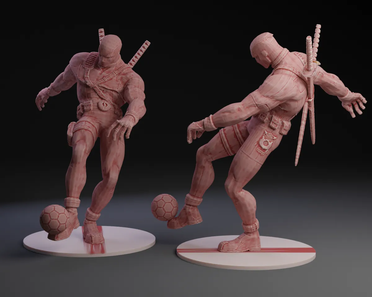 Deadpool : Wrexham FC by Peter Farell | Download free STL model ...