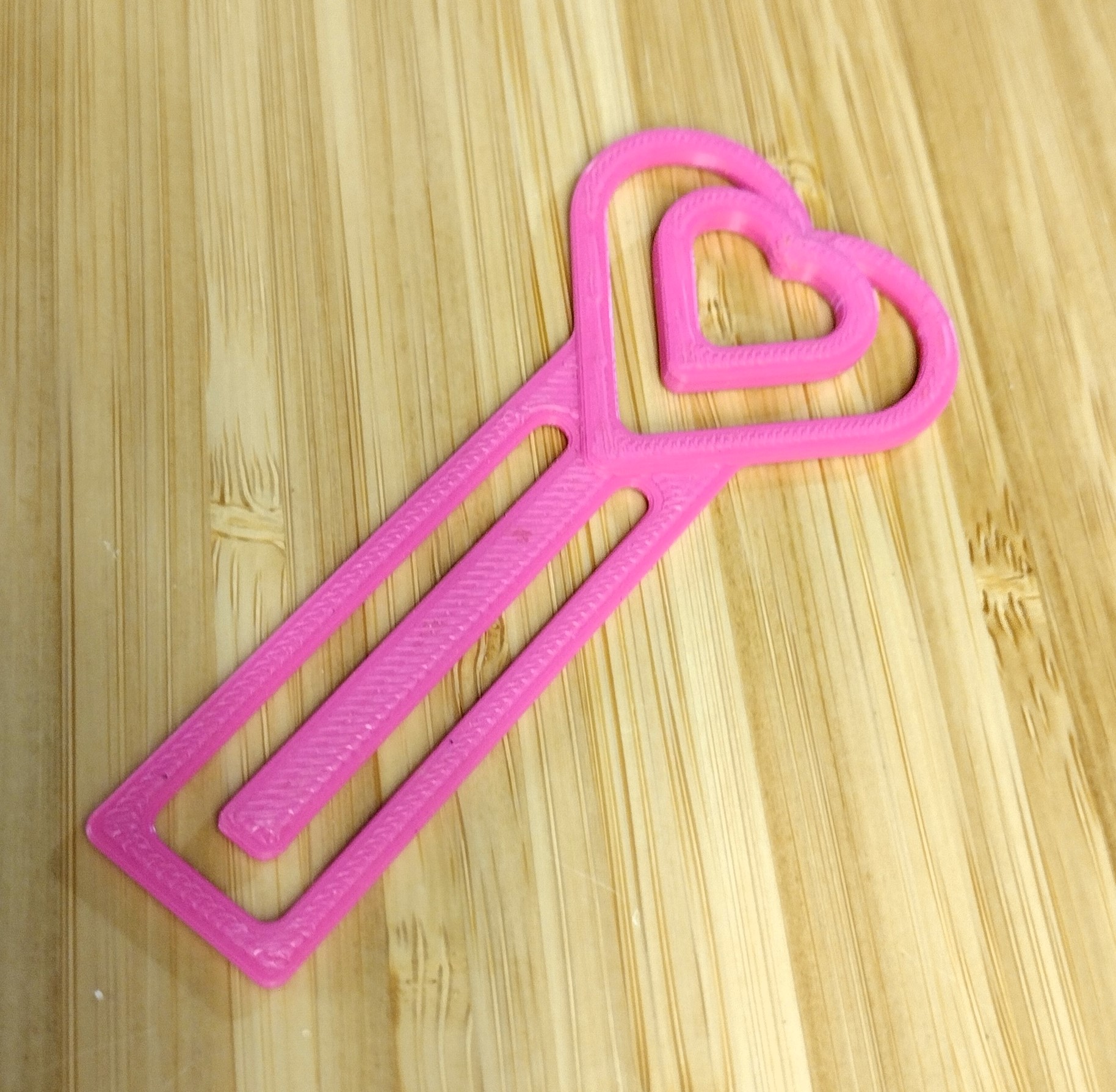 Heart shape bookmark by Bounet | Download free STL model | Printables.com