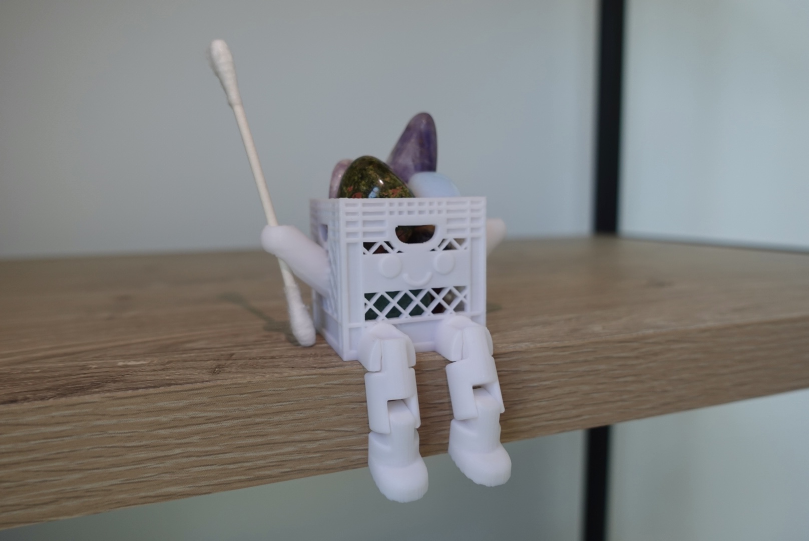 Articulated Mini Crate Buddy by MysticMesh3D | Printables Store