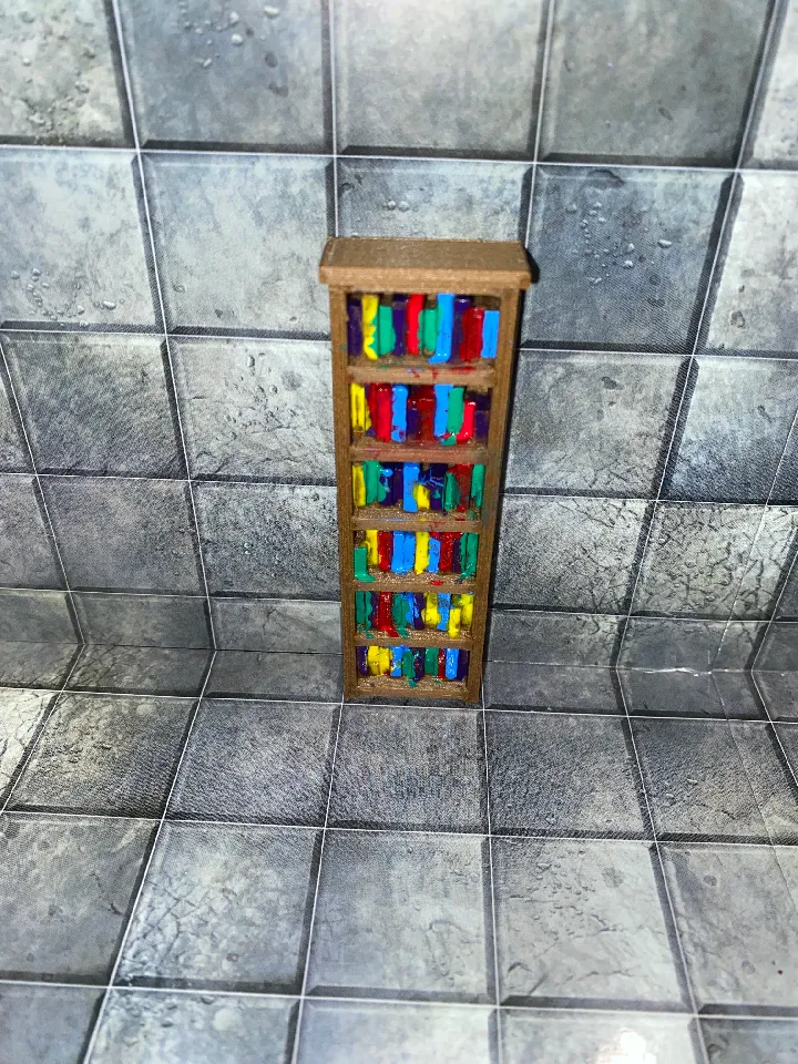 Bookshelf TTRPG by Stargazing | Download free STL model | Printables.com