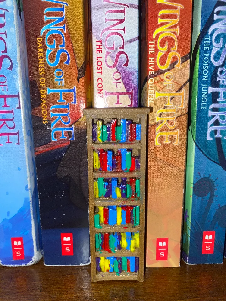 Bookshelf TTRPG by Stargazing | Download free STL model | Printables.com