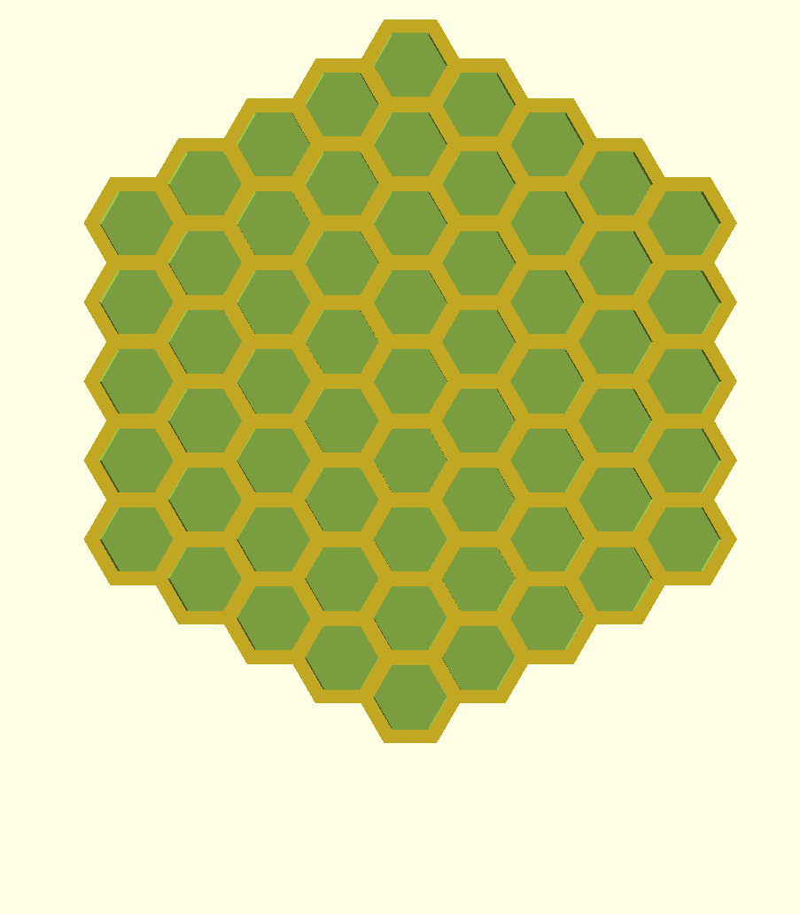 5 concentric hexagon rings by poesgamer | Download free STL model | Printables.com