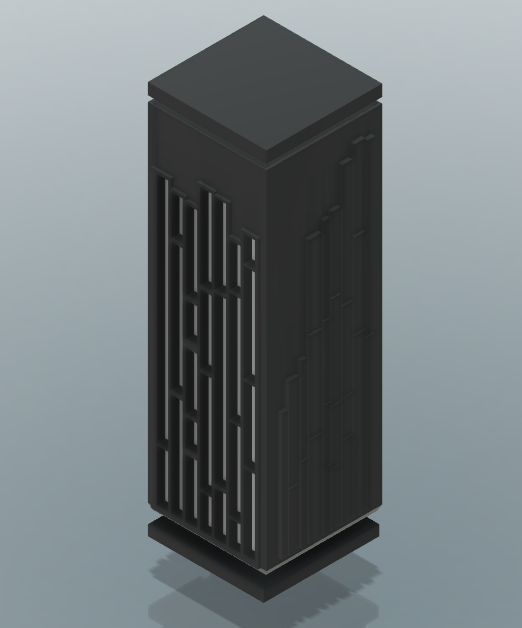 MONOLITH TOWER LANTERN by Forgia_3D_lab | Printables Store