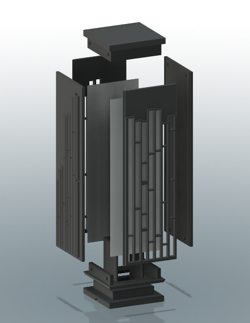 MONOLITH TOWER LANTERN by Forgia_3D_lab | Printables Store