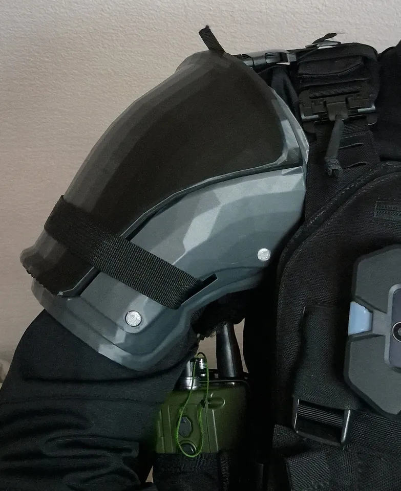 Bulky Shoulder Armor + Clip for Attachments [Unpolished] by FaboElChapo ...