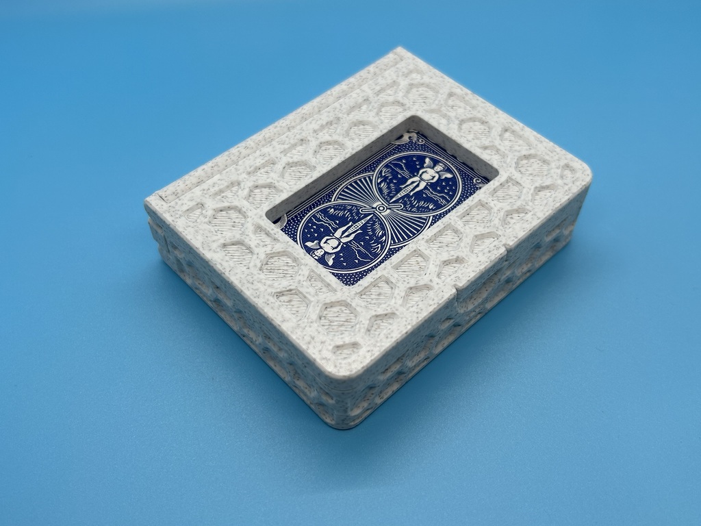 Print-in-Place Deck Box (Standard 52-card) by SiameseEngineering ...